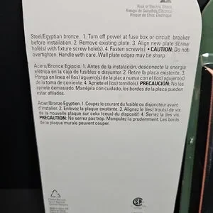 Stanley | Accents | Stanley S835629 Wall Plate Egyptian Bronze 3 Packs ...